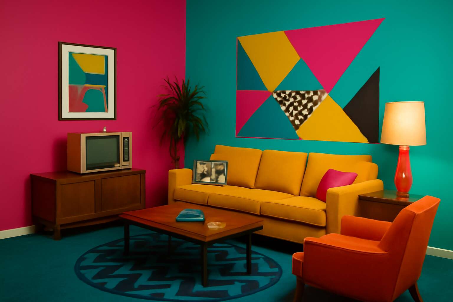 Retro Vibes: 80s wall paint colors that still pop today. - Wall Paint